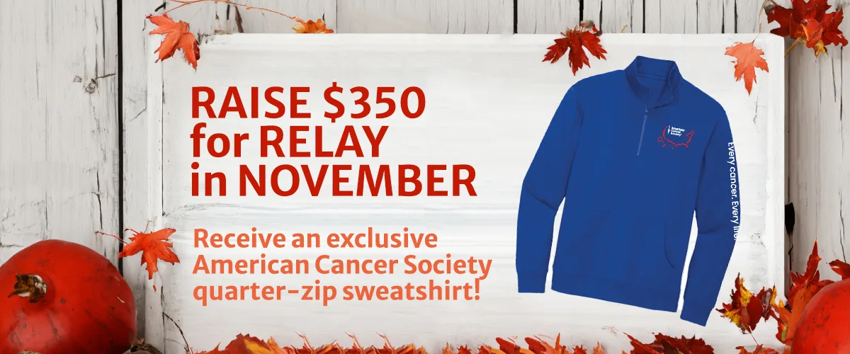 November fundraising challenge - Relay For Life IGH | SSP | WSP